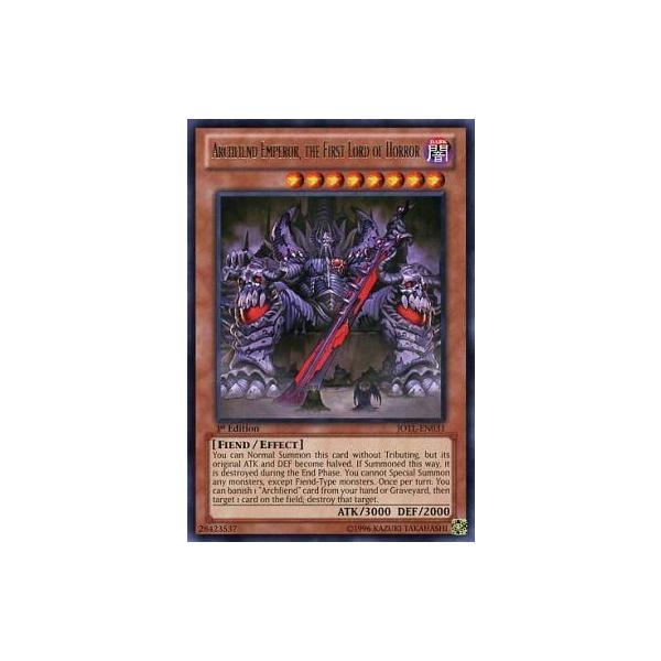 商品名：中古遊戯王 JOTL-EN031[R]：Archfiend Emperor the First Lord of Horror/戦慄の凶皇-ジェネシス・デーモン遊戯王/R/効果モンスター/英語版/Judgment of the Lig...
