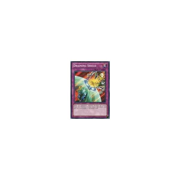 商品名：中古遊戯王 YS12-EN035[N]：Draining Shield/ドレインシールド遊戯王/N/罠/英語版/Starter Deck：Xyz Symphony分類：罠/レア度：Nシリーズ：英語版/Starter Deck：Xyz...