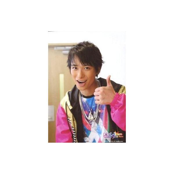 商品名：中古生写真(ジャニーズ) A.B.C-Z/戸塚祥太/バストアップ・ジャケット黒ピンク金・左手親指立て・口開け/Twinkle Twinkle Star Tour 2013生写真(ジャニーズ)/アイドル/A.B.C-Z