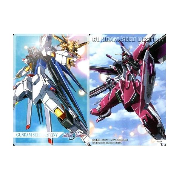 商品名：中古アニメ系トレカ TV-23[ノーマルカード]：ストライクフリーダム/インフィニットジャスティスガンダムアニメ系トレカ/ノーマルカード/機動戦士ガンダムSEED DESTINY The Complete Card PART-FIN...