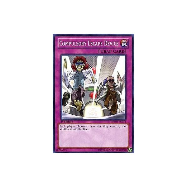 商品名：中古遊戯王 REDU-EN074[N]：Compulsory Escape Device/強制退出装置遊戯王/N/罠/英語版/Return of the Duelist分類：罠/レア度：Nシリーズ：英語版/Return of the...