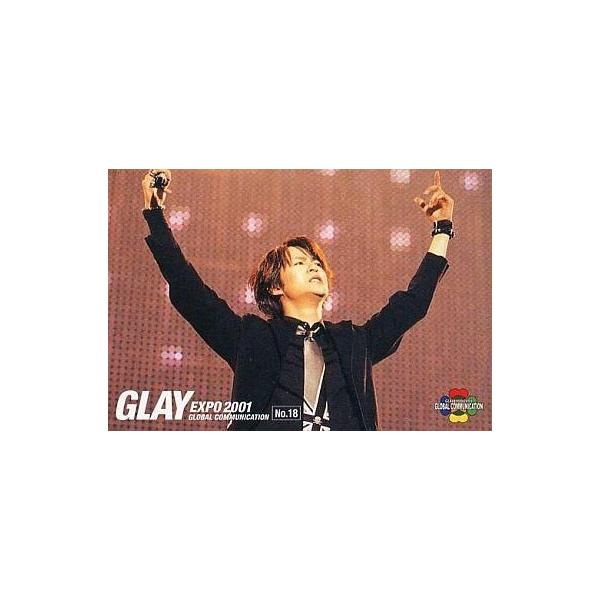 商品名：中古コレクションカード(男性) No.18 ： TERU/GLAY EXPO 2001 GLOBAL COMMUNICATION トレーディングカードコレクションカード(男性)/GLAY EXPO 2001 GLOBAL COMMU...