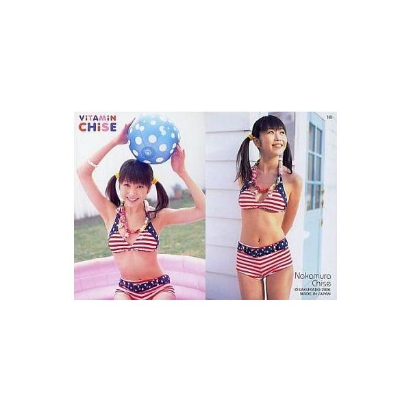 商品名：中古コレクションカード(女性) 18 ： 中村知世/レギュラーカード/Vitamine CHISEコレクションカード(女性)/Vitamine CHISEレア度：レギュラーカード used0130_tradingcard