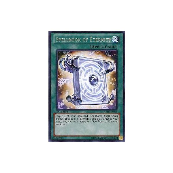 商品名：中古遊戯王 ABYR-EN058[R]：Spellbook of Eternity/アルマの魔導書遊戯王/R/魔法/英語版/Abyss Rising分類：魔法/レア度：Rシリーズ：英語版/Abyss Risingused0130_t...