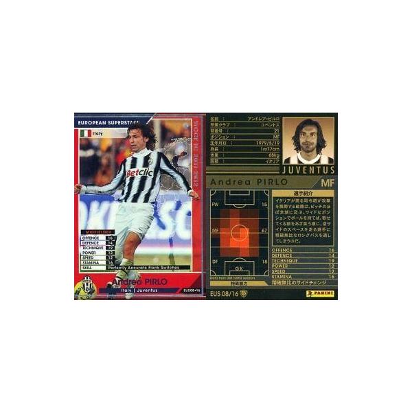 商品名：中古WCCF EUS 08/16[EUROPIAN SUPERSTARS]：アンドレア・ピルロWCCF/EUROPIAN SUPERSTARS/MF/2011-2012分類：MF/レア度：EUROPIAN SUPERSTARSシリー...
