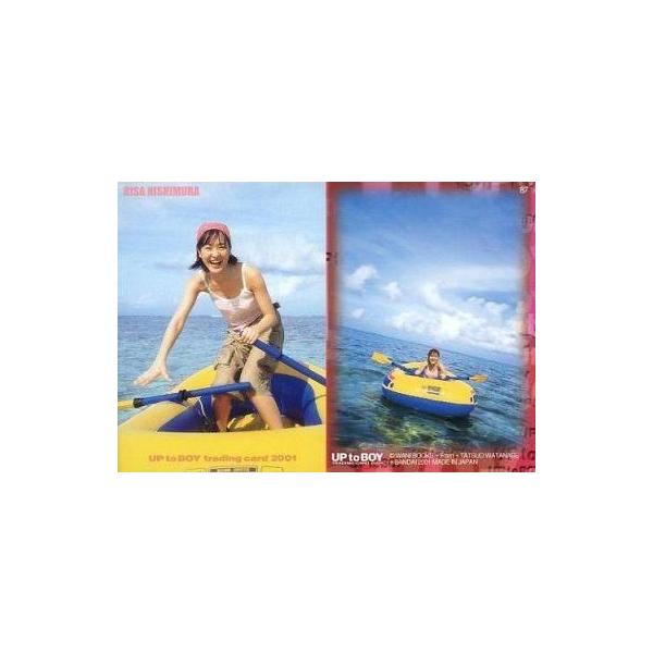 商品名：中古コレクションカード(女性) 87：西村理沙/UP to BOY trading card 2001コレクションカード(女性)/UP to BOY trading card 2001used0130_tradingcard