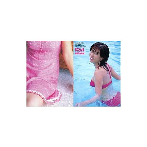 商品名：中古コレクションカード(女性) 015 ： 仲根かすみ/レギュラーカード/BOMB CARD HYER DXコレクションカード(女性)/仲根かすみ BOMB CARD HYER DXレア度：レギュラーカード used0130_tra...