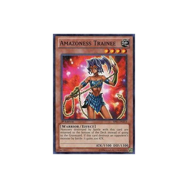 商品名：中古遊戯王 BP01-EN213[SF]：Amazoness Trainee/アマゾネス訓練生遊戯王/SF/効果モンスター/英語版/Battle Pack：Epic Dawn分類：効果モンスター/レア度：SFシリーズ：英語版/Bat...