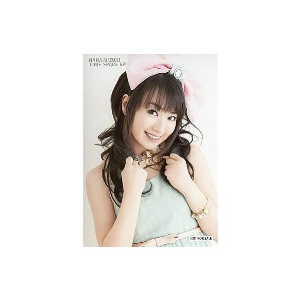商品名：中古生写真(女性) 水樹奈々/上半身・衣装水色・両手グーCD「TIME SPACE EP」アニメイトオリジナル特典/公式生写真生写真(女性)/声優
