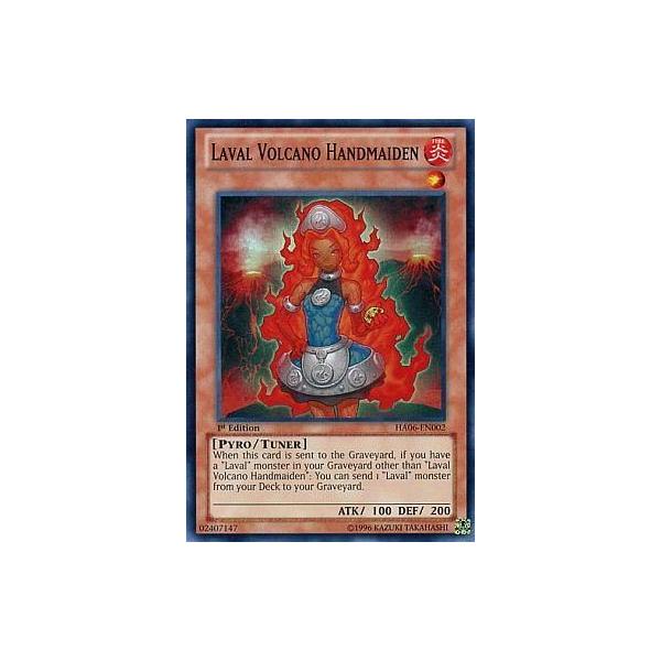 商品名：中古遊戯王 HA06-EN002[SR]：Laval Volcano Handmaiden/ラヴァル炎火山の侍女遊戯王/SR/効果モンスター/英語版/Hidden Arsenal 6：Omega Xyz分類：効果モンスター/レア度：...