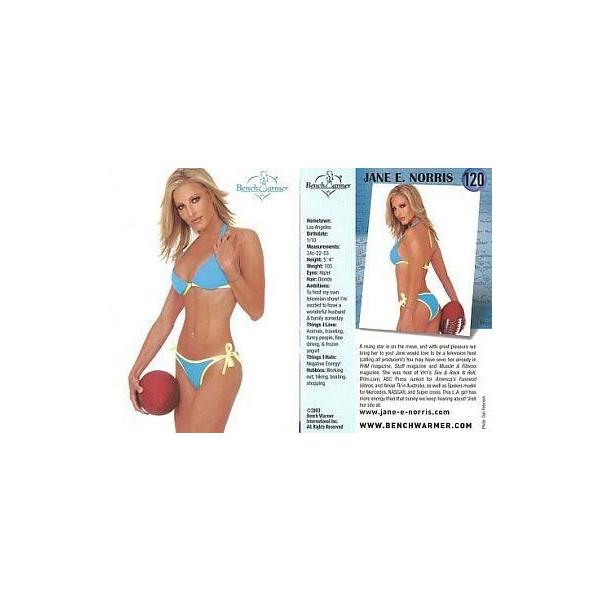商品名：中古コレクションカード(女性) 120 ： JANE E. NORRISコレクションカード(女性)/Bench Warmer 2003 SERIES 2レア度：Basic Set used0130_tradingcard