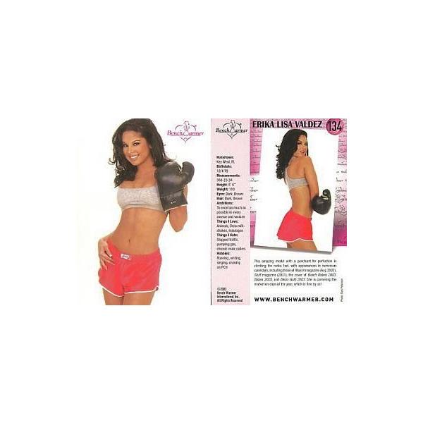 商品名：中古コレクションカード(女性) 134[Basic Set]：ERICA LISA VALDEZコレクションカード(女性)/Bench Warmer 2003 SERIES 2レア度：Basic Setレア度：Basic Set u...