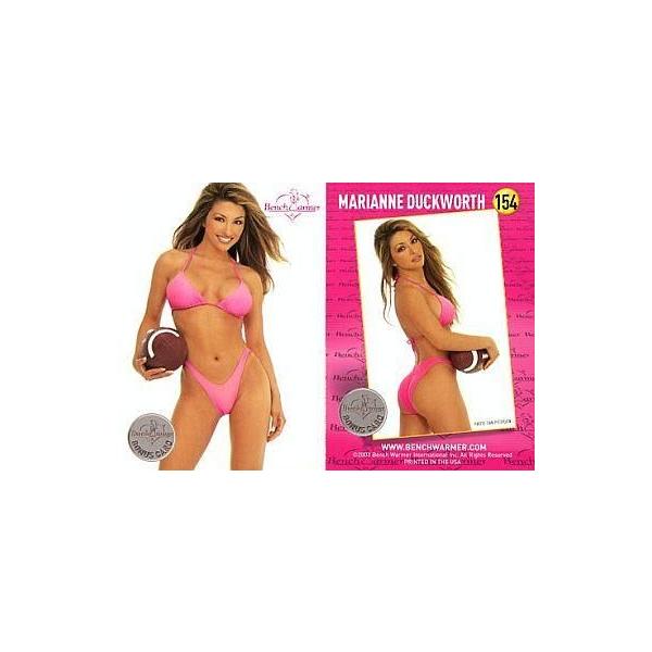 商品名：中古コレクションカード(女性) 154 ： MARIANNE DUCKWORTHコレクションカード(女性)/Bench Warmer 2003 SERIES 2レア度：Basic Set(BONUS CARD) used0130_t...