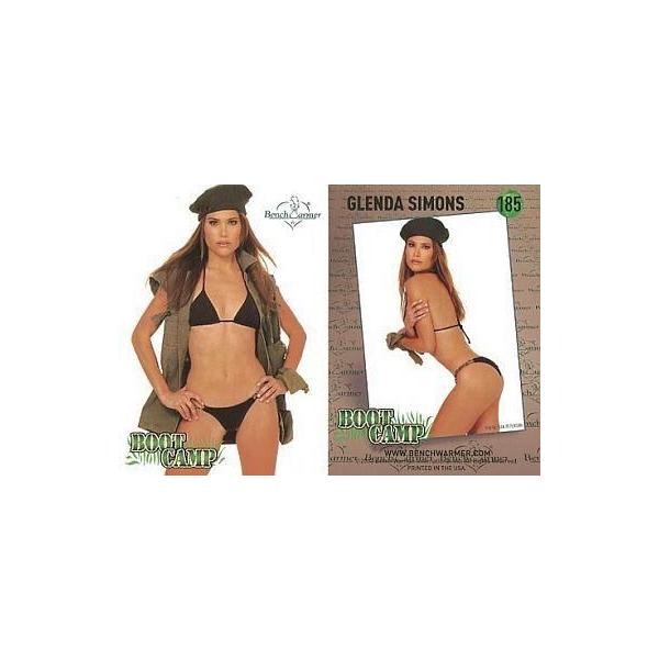 商品名：中古コレクションカード(女性) 185[Basic Set(BOOT CAMP)]：GLENDA SIMONSコレクションカード(女性)/Bench Warmer 2003 SERIES 2レア度：Basic Set(BOOT CA...