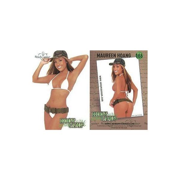 商品名：中古コレクションカード(女性) 186[Basic Set(BOOT CAMP)]：MAUREEN HOANGコレクションカード(女性)/Bench Warmer 2003 SERIES 2レア度：Basic Set(BOOT CA...