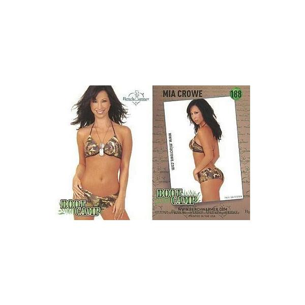 商品名：中古コレクションカード(女性) 188[Basic Set(BOOT CAMP)]：MIA CROWEコレクションカード(女性)/Bench Warmer 2003 SERIES 2レア度：Basic Set(BOOT CAMP)レ...