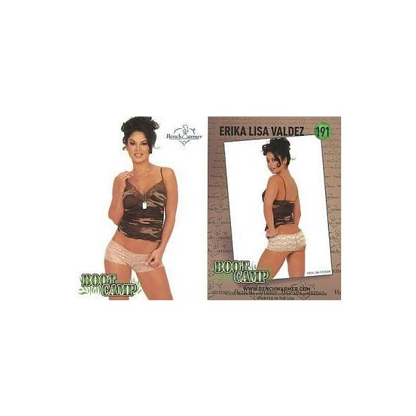 商品名：中古コレクションカード(女性) 191 ： ERIKA LISA VALDEZコレクションカード(女性)/Bench Warmer 2003 SERIES 2レア度：Basic Set(BOOT CAMP) used0130_tra...