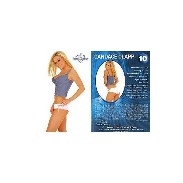 商品名：中古コレクションカード(女性) 10 ： CANDACE CLAPPコレクションカード(女性)/Bench Warmer 2002レア度：Basic Set used0130_tradingcard