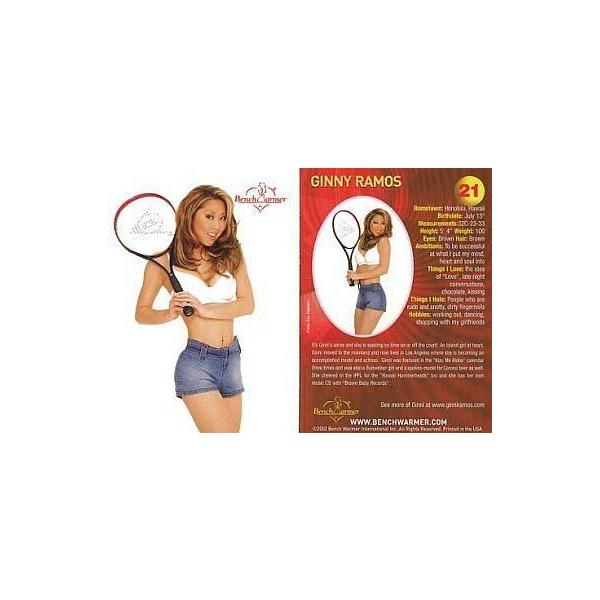 商品名：中古コレクションカード(女性) 21[Basic Set]：GINNI RAMOSコレクションカード(女性)/Bench Warmer 2002レア度：Basic Setレア度：Basic Set used0130_tradingcard