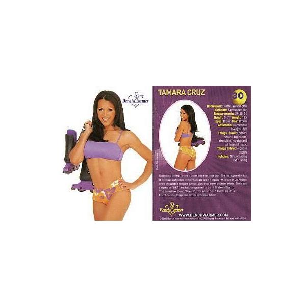 商品名：中古コレクションカード(女性) 30[Basic Set]：TAMARA CRUZコレクションカード(女性)/Bench Warmer 2002レア度：Basic Setレア度：Basic Set used0130_tradingcard