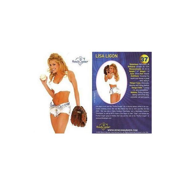 商品名：中古コレクションカード(女性) 37[Basic Set]：LISA LIGONコレクションカード(女性)/Bench Warmer 2002レア度：Basic Setレア度：Basic Set used0130_tradingcard
