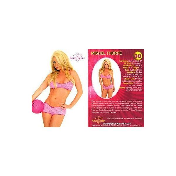 商品名：中古コレクションカード(女性) 38[Basic Set]：MISHEL THORPEコレクションカード(女性)/Bench Warmer 2002レア度：Basic Setレア度：Basic Set used0130_tradin...