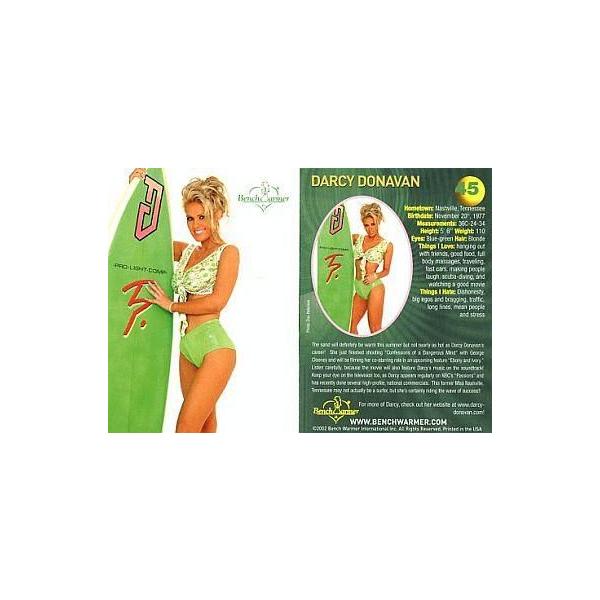 商品名：中古コレクションカード(女性) 45[Basic Set]：DARCY DONAVANコレクションカード(女性)/Bench Warmer 2002レア度：Basic Setレア度：Basic Set used0130_tradin...