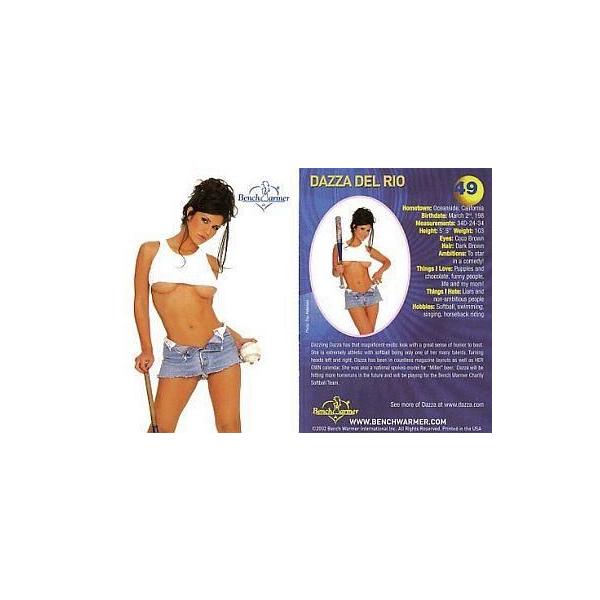 商品名：中古コレクションカード(女性) 49[Basic Set]：DAZZA DELRIOコレクションカード(女性)/Bench Warmer 2002レア度：Basic Setレア度：Basic Set used0130_trading...
