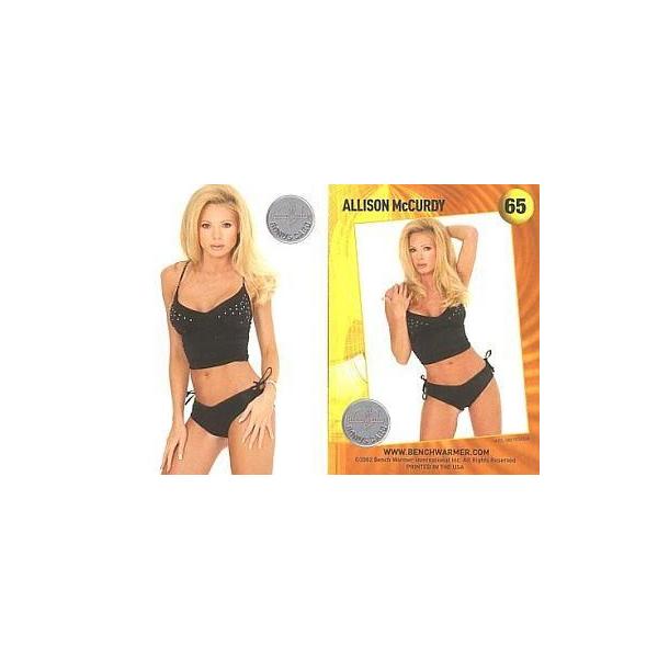 商品名：中古コレクションカード(女性) 65[Basic Set(BONUS CARD)]：ALLISON McCURDYコレクションカード(女性)/Bench Warmer 2002レア度：Basic Set(BONUS CARD)レア度...