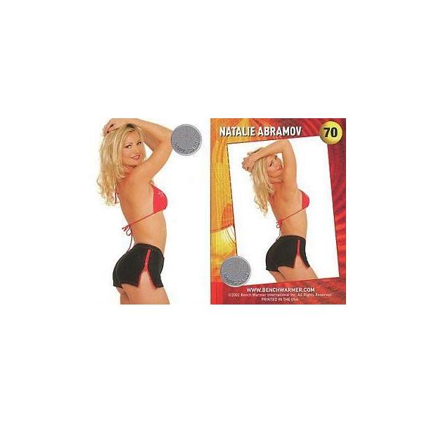 商品名：中古コレクションカード(女性) 70 ： NATALIE ABRAMOVコレクションカード(女性)/Bench Warmer 2002レア度：Basic Set(BONUS CARD) used0130_tradingcard