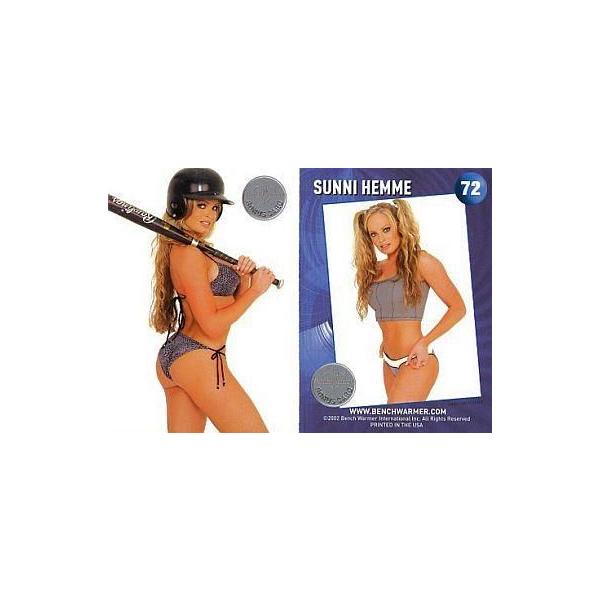 商品名：中古コレクションカード(女性) 72[Basic Set(BONUS CARD)]：SUNNI HEMMEコレクションカード(女性)/Bench Warmer 2002レア度：Basic Set(BONUS CARD)レア度：Bas...