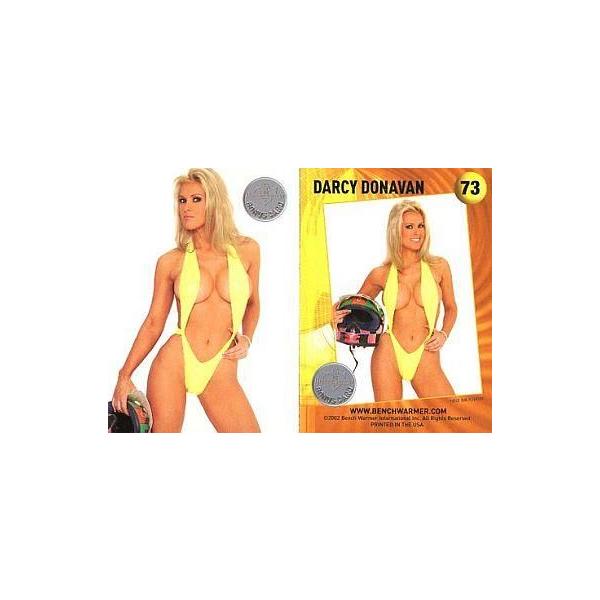 商品名：中古コレクションカード(女性) 73[Basic Set(BONUS CARD)]：DARCY DONAVANコレクションカード(女性)/Bench Warmer 2002レア度：Basic Set(BONUS CARD)レア度：B...