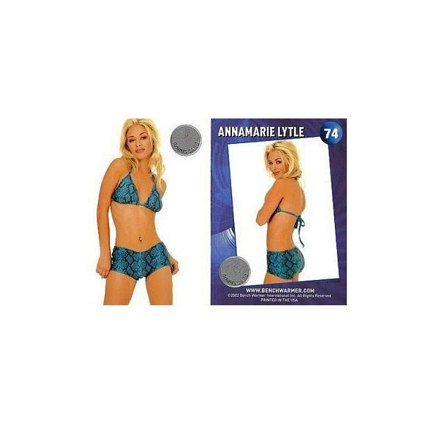 商品名：中古コレクションカード(女性) 74 ： ANNAMARIE LYTLEコレクションカード(女性)/Bench Warmer 2002レア度：Basic Set(BONUS CARD) used0130_tradingcard