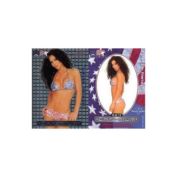 商品名：中古コレクションカード(女性) 8 of 12[Different“All American”USA Chromium]：Yvette Nelsonコレクションカード(女性)/Bench Warmer 2002レア度：Differe...