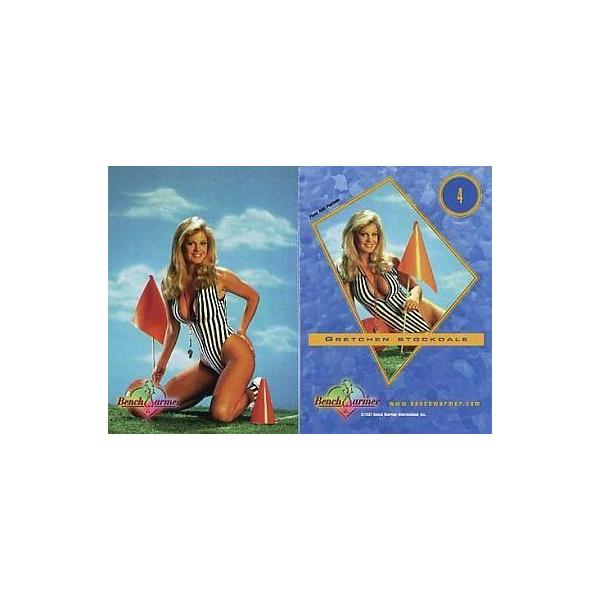 商品名：中古コレクションカード(女性) 4 ： GRETCHEN STOCKDALEコレクションカード(女性)/Bench Warmer ’97レア度：Basic Set used0130_tradingcard