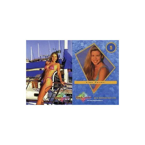 商品名：中古コレクションカード(女性) 25 ： LISA FELSKIコレクションカード(女性)/Bench Warmer ’97レア度：Basic Set used0130_tradingcard