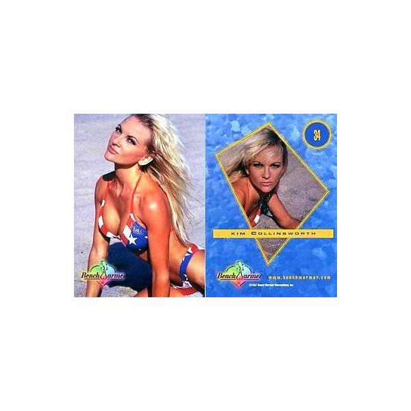商品名：中古コレクションカード(女性) 34 ： KIM COLLINSWORTHコレクションカード(女性)/Bench Warmer ’97レア度：Basic Set used0130_tradingcard