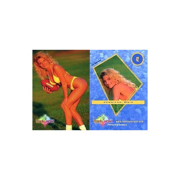 商品名：中古コレクションカード(女性) 42[Basic Set]：JENNIFER WEIRコレクションカード(女性)/Bench Warmer ’97レア度：Basic Setレア度：Basic Set used0130_trading...
