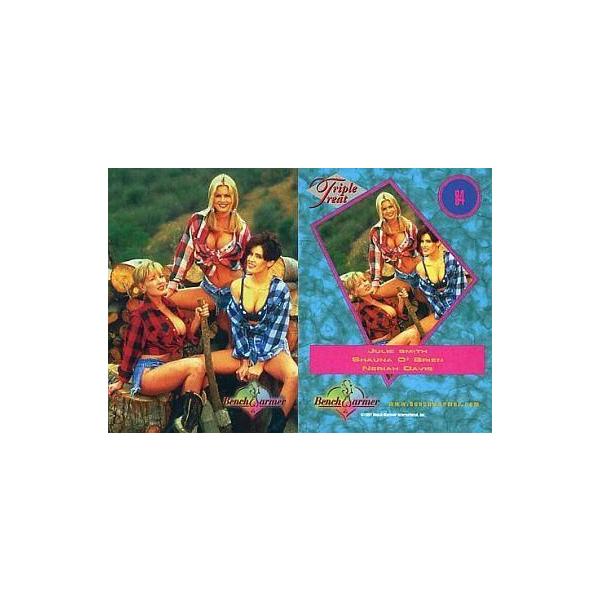 商品名：中古コレクションカード(女性) 84[Basic Set(Triple Treat)]：JULIE SMITH SHAUNA O’ BRIEN NERIAH DAVISコレクションカード(女性)/Bench Warmer ’97レア...