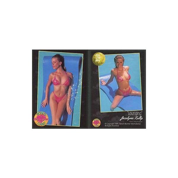 商品名：中古コレクションカード(女性) 203 ： Lounging Jocelyne Kellyコレクションカード(女性)/Bench Warmer Series 2レア度：BONUS CARD used0130_tradingcard