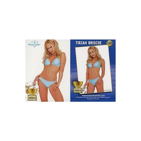 商品名：中古コレクションカード(女性) 268[Basic Set(ROOKIE)]：TIRZAH BRISCOEコレクションカード(女性)/Bench Warmer 2003 Series 3レア度：Basic Set(ROOKIE)レア...