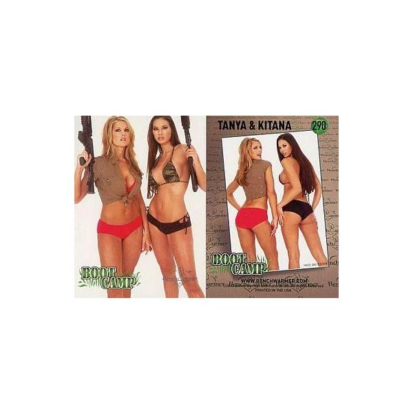 商品名：中古コレクションカード(女性) 290[Basic Set(BOOT CAMP)]：TANYA＆KITANAコレクションカード(女性)/Bench Warmer 2003 Series 3レア度：Basic Set(BOOT CAM...