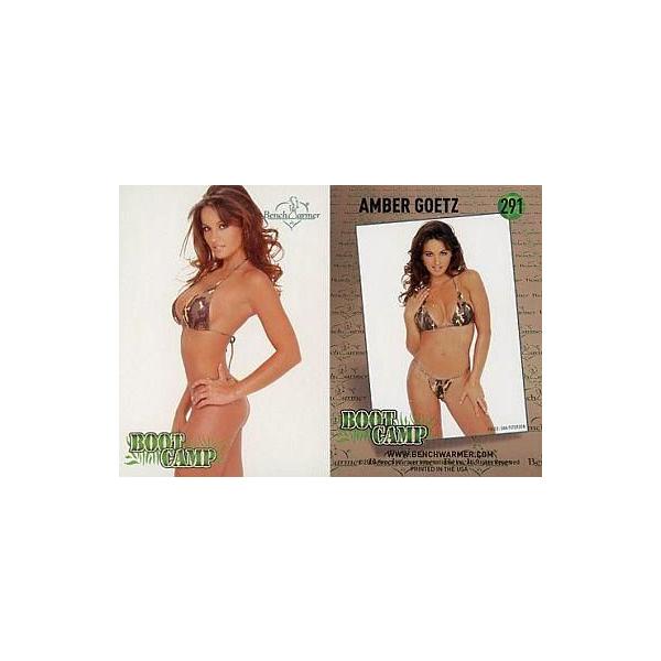 商品名：中古コレクションカード(女性) 291 ： AMBER GOETZコレクションカード(女性)/Bench Warmer 2003 Series 3レア度：Basic Set(BOOT CAMP) used0130_tradingcard