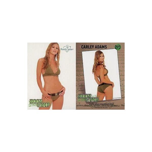 商品名：中古コレクションカード(女性) 293[Basic Set(BOOT CAMP)]：CARLEY ADAMSコレクションカード(女性)/Bench Warmer 2003 Series 3レア度：Basic Set(BOOT CAM...