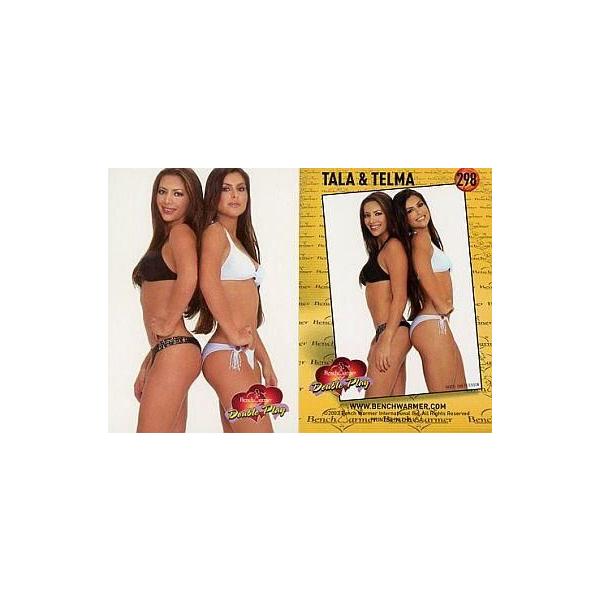 商品名：中古コレクションカード(女性) 298 ： TALA&amp;TELMAコレクションカード(女性)/Bench Warmer 2003 Series 3レア度：Basic Set(Double Play) used0130_trad...