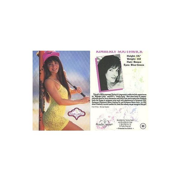 商品名：中古コレクションカード(女性) 80：KIMBERLY SOUTHWICKコレクションカード(女性)/BenchWarmer 1992used0130_tradingcard