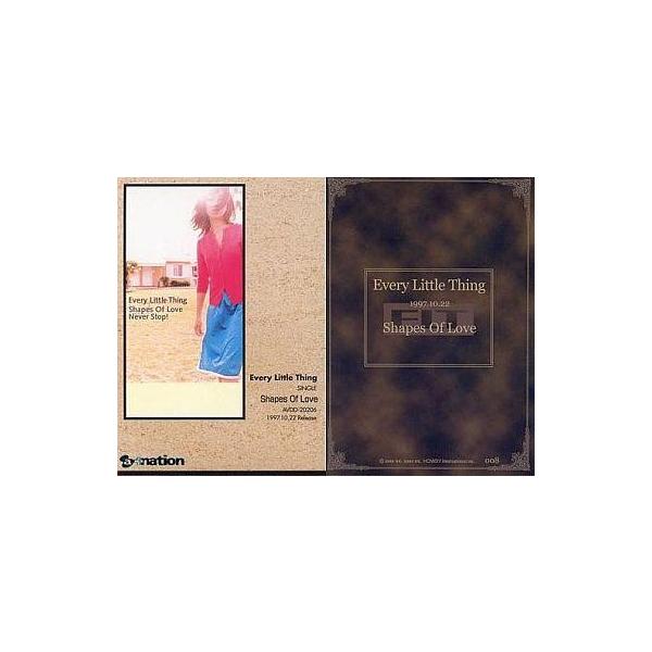 商品名：中古コレクションカード(女性) 008：008/EveryLittleThing/『Shapes Of Love』/a+nationアーティストカードコレクションカード(女性)/a+nationアーティストカードused0130_t...