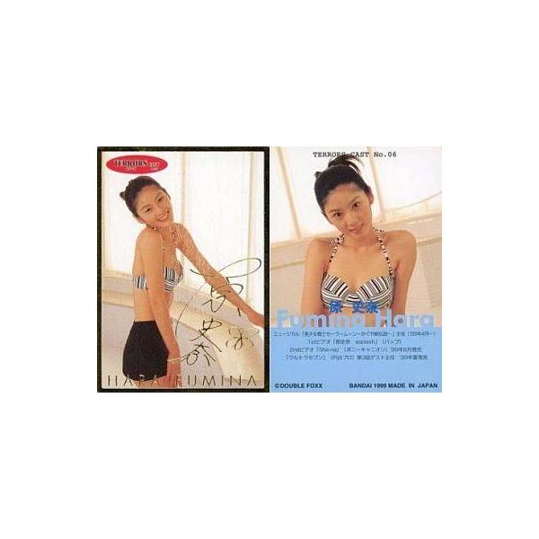 商品名：中古コレクションカード(女性) No.06：原史奈/(箔押しサイン)/TERRORS CASTコレクションカード(女性)/TERRORS CASTused0130_tradingcard