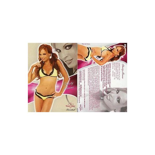 商品名：中古コレクションカード(女性) 97 ： Christy Hemme(クリスティヘミー)コレクションカード(女性)/2011 BENCH WARMER LIMITEDレア度：レギュラー(ゴールド) used0130_tradingcard