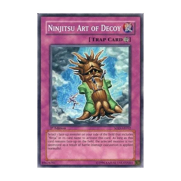 商品名：中古遊戯王 SOD-AE052[N]：Ninjitsu Art of Decoy/忍法 空蝉の術遊戯王/N/アジア版/Soul Of The Duelistレア度：Nシリーズ：アジア版/Soul Of The Duelistused...